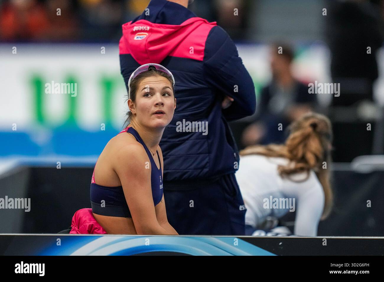 HEERENVEEN, NETHERLANDS - NOVEMBER 1: Angel Daleman during the Dutch ...