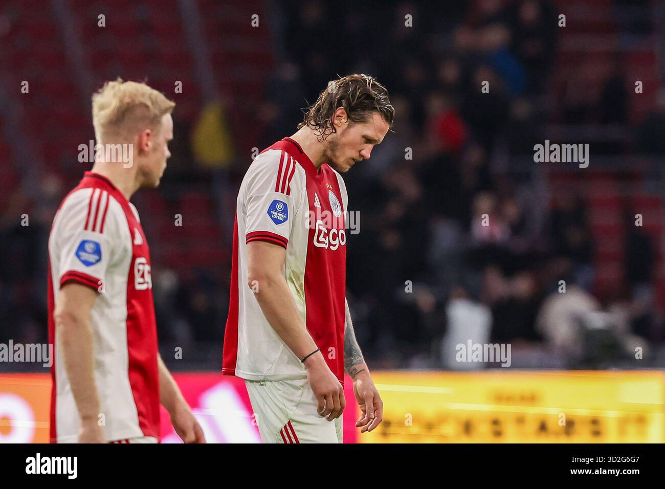 AMSTERDAM, NETHERLANDS - NOVEMBER 1: Wout Weghorst of AFC Ajax looks ...