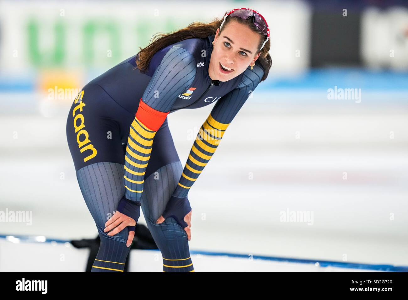 HEERENVEEN, NETHERLANDS - NOVEMBER 1: Anna Boersma during the Dutch ...