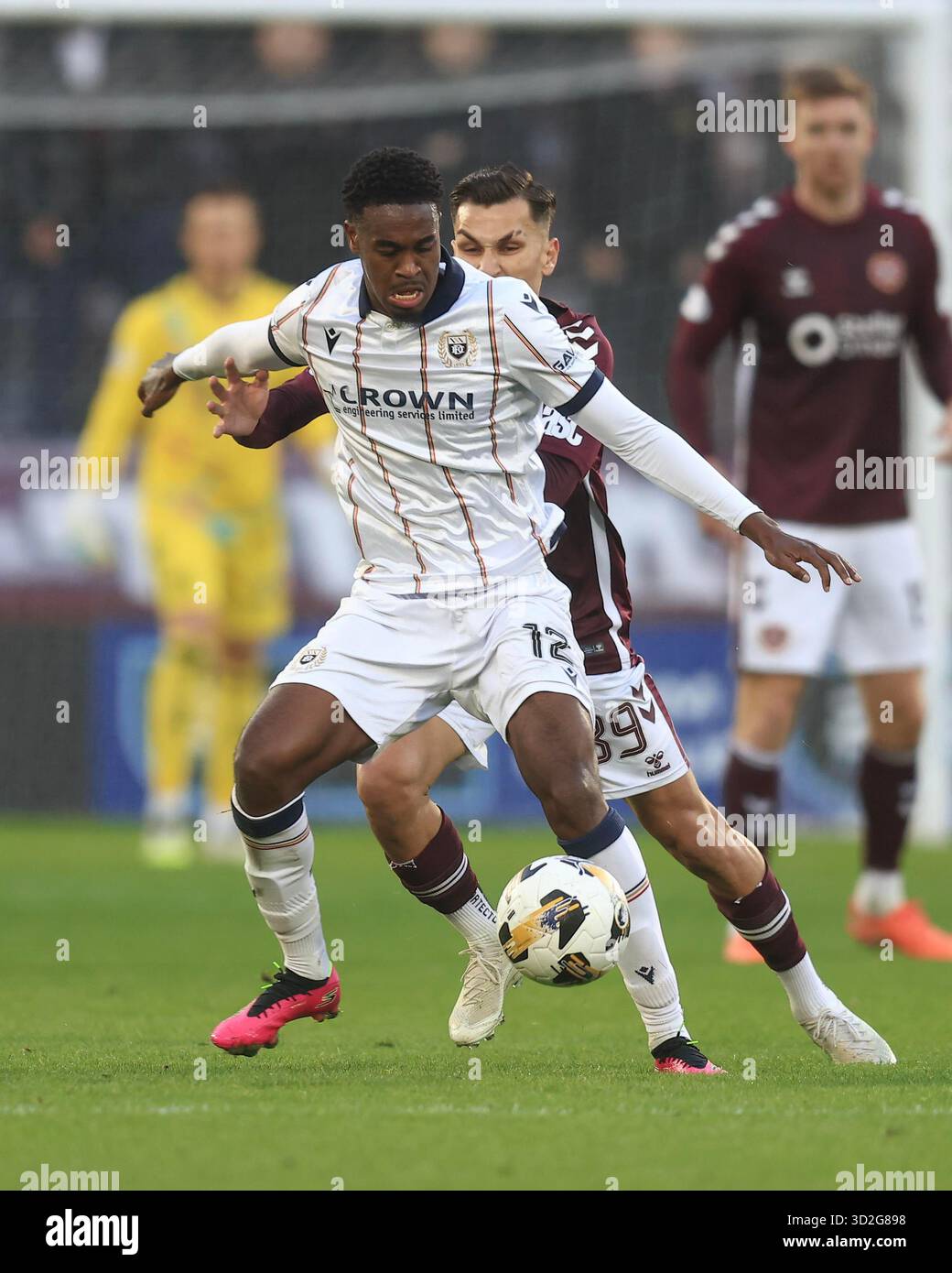 1st November 2025; Tynecastle Park, Edinburgh, Scotland: Scottish ...