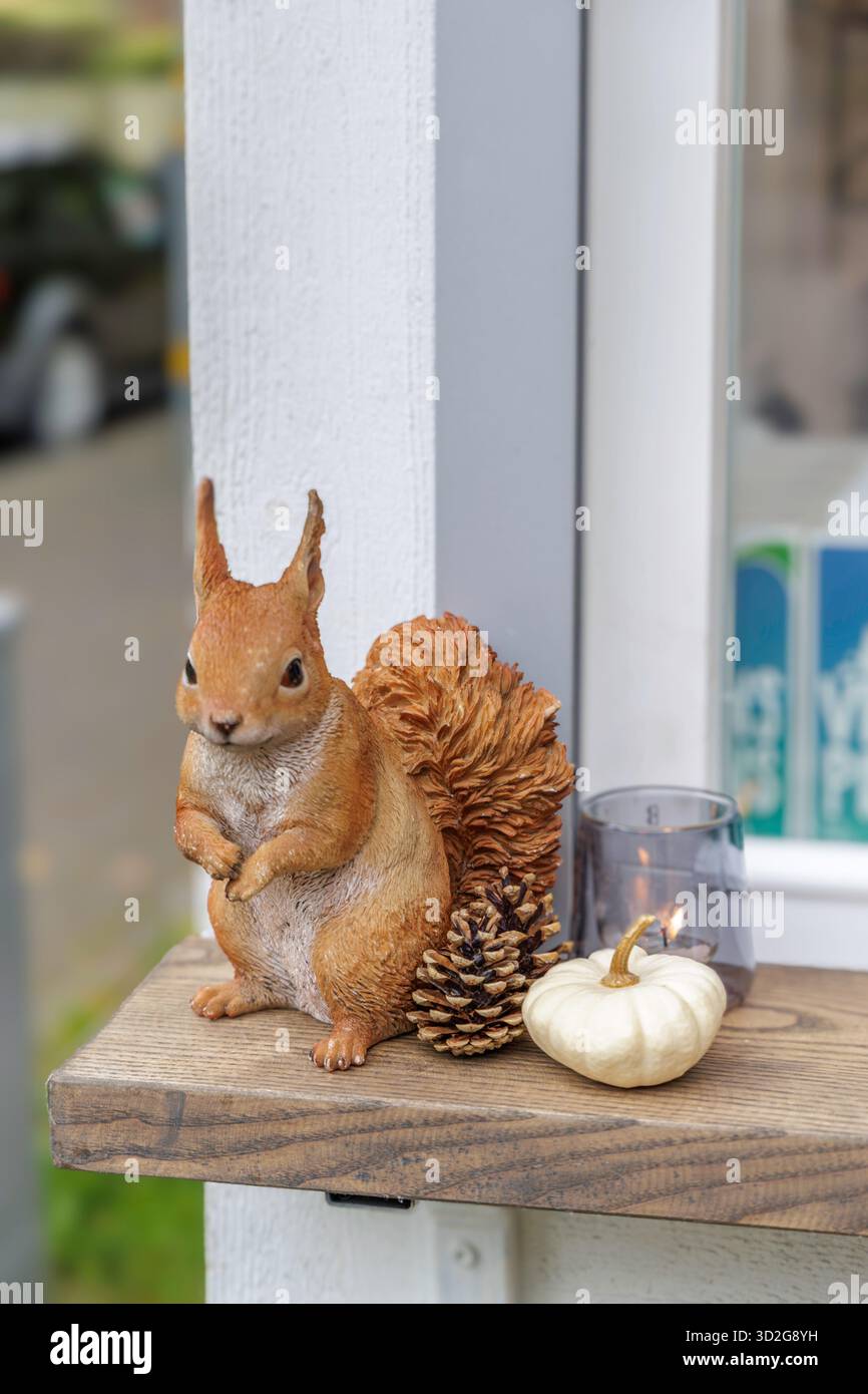 Autumn cozy composition on shelf hi-res stock photography and images ...