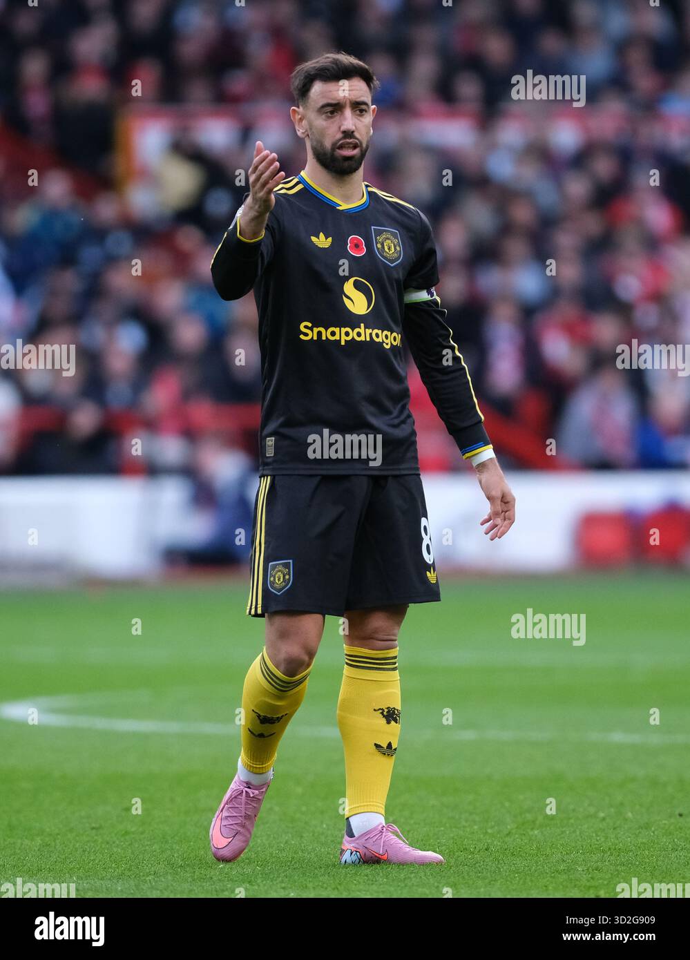 Bruno Fernandes of Manchester United seen during the Premier league ...