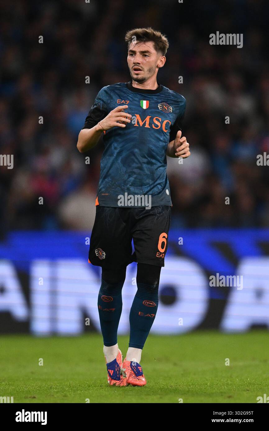 Billy Gilmour of S.S.C. Napoli is in action during the 10th day of the ...