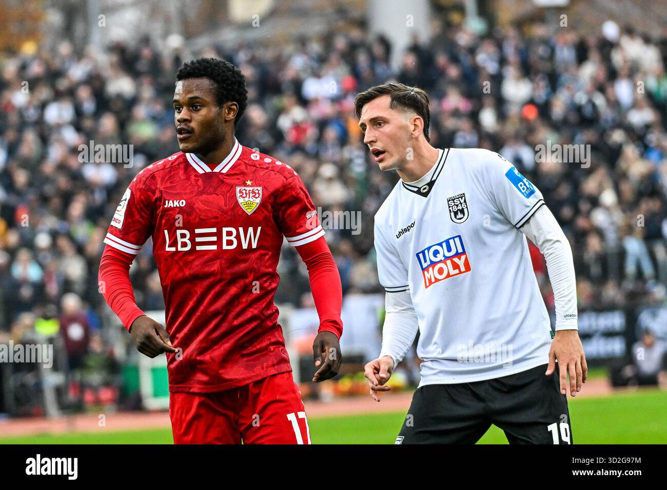 11/01/2025, Donaustadion, Ulm, GER, 3. League, SSV Ulm 1846 vs ...