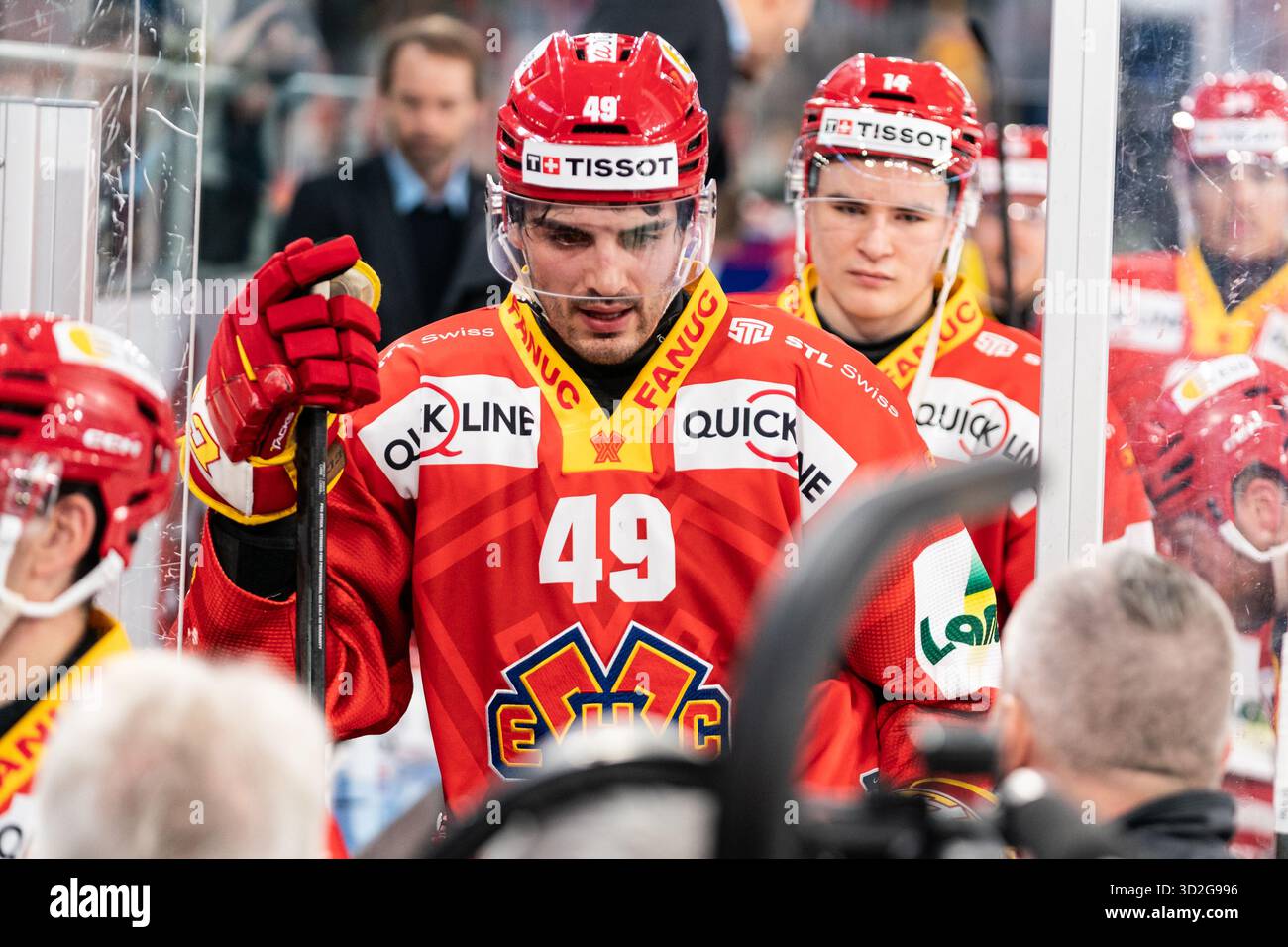 31/10/2025, Biel/Bienne, Tissot Arena, NL: EHC Biel-Bienne - SC Bern ...