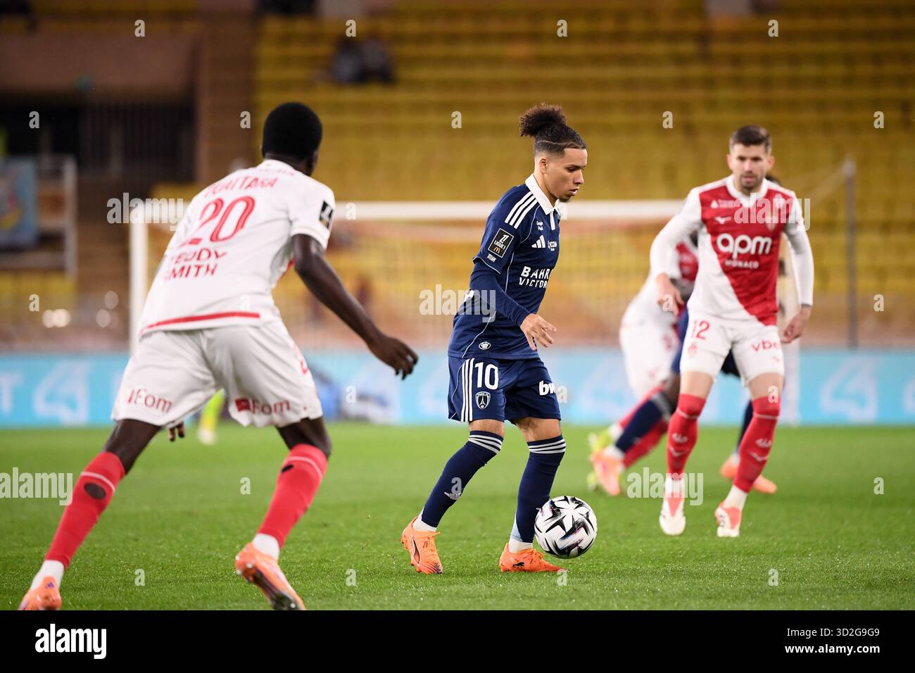 10 Ilan KEBBAL (pfc) during the Ligue 1 match between Monaco and Paris ...