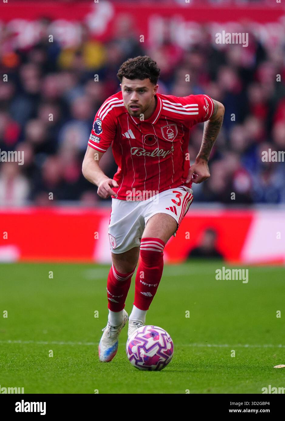 Nottingham Forest's Neco Williams during the Premier League match at ...