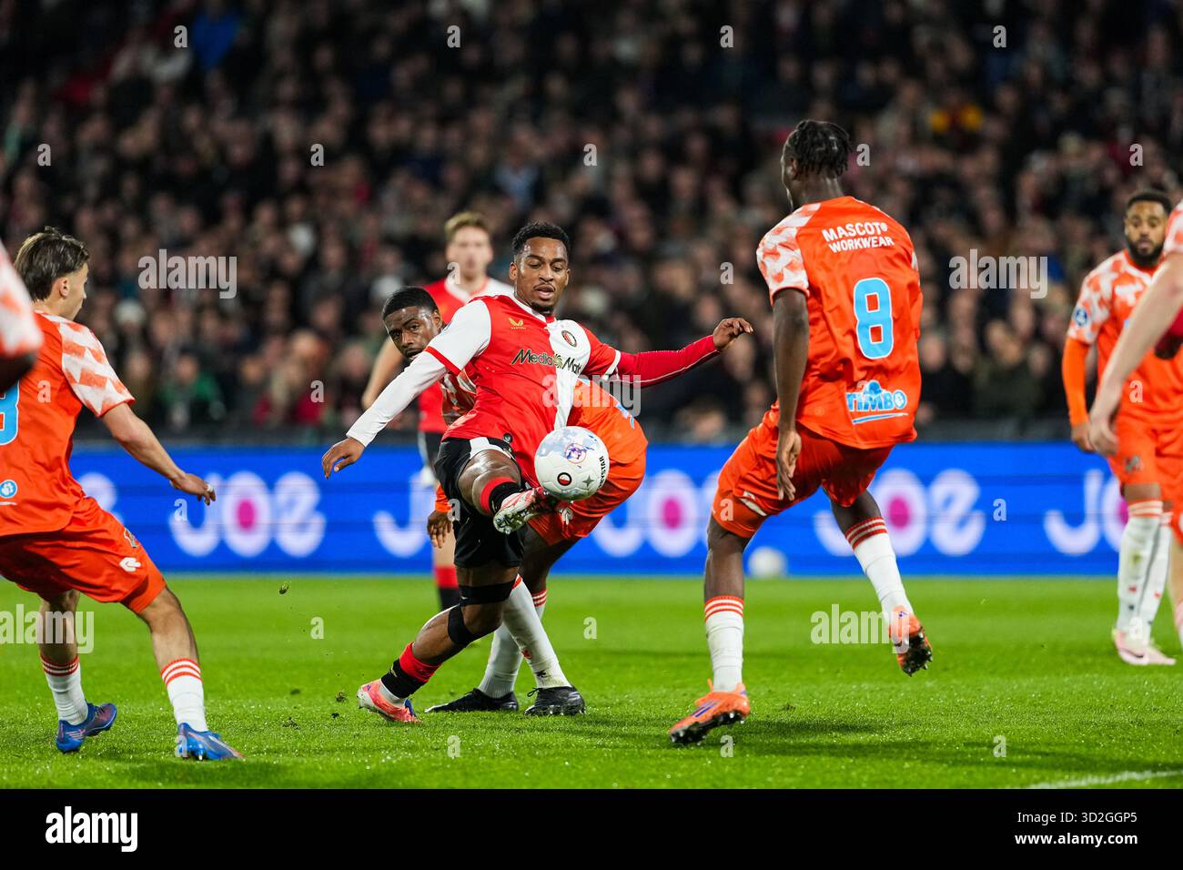 Rotterdam - Quinten Timber of Feyenoord, Gibson Yah of FC Volendam ...