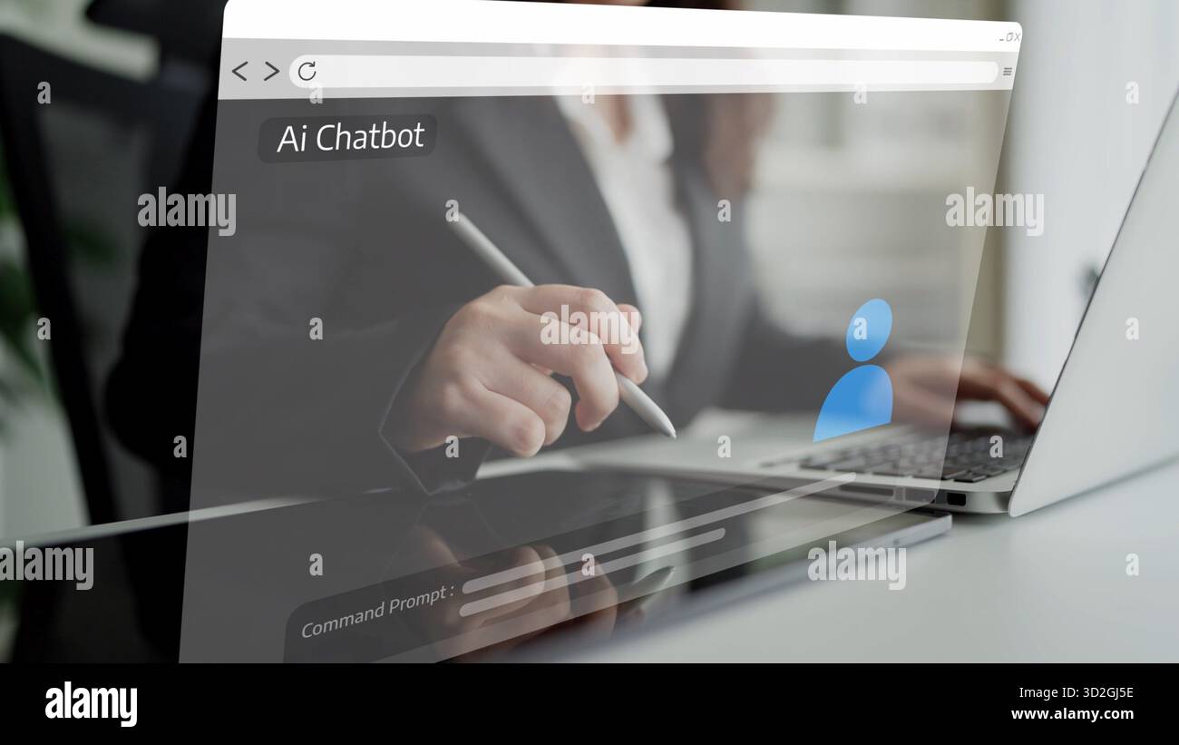 AI Virtual Assistant Artificial Intelligence Chatbot Controlled by ...