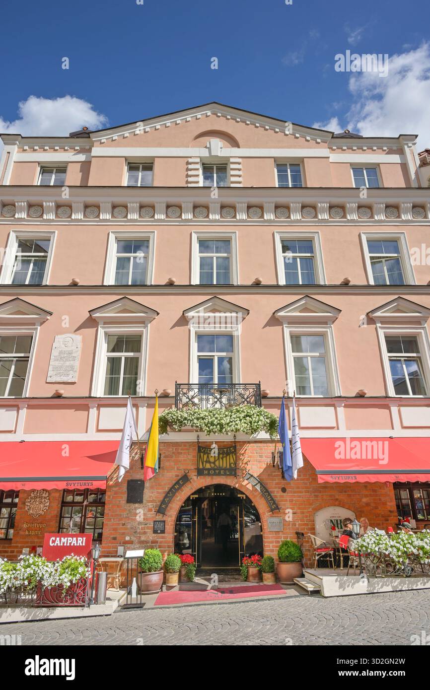 Restaurant und Narutis Hotel, Pilies g., Altstadt, Vilnius, Litauen ...