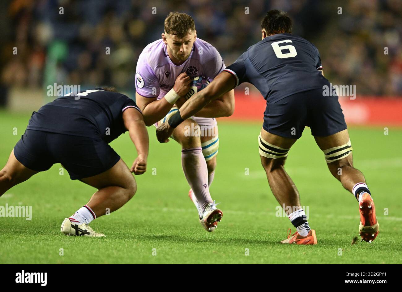 Edinburgh, Scotland, 1st November 2025. Payton Telea-Ilalio of United ...