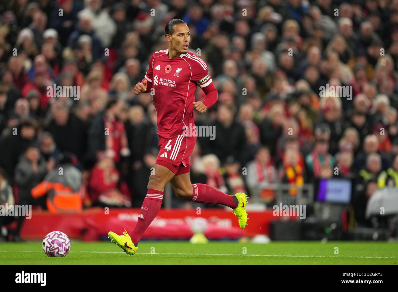 Liverpool's Virgil van Dijk in action during the English Premier League ...
