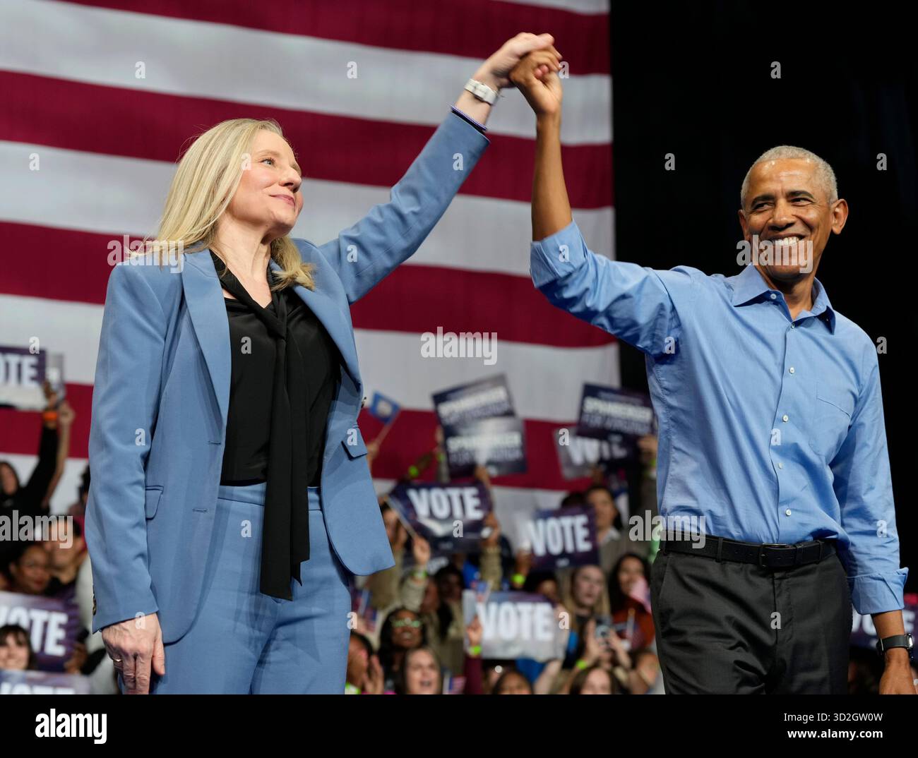 Virginia Democratic gubernatorial candidate Abigail Spanberger joins ...