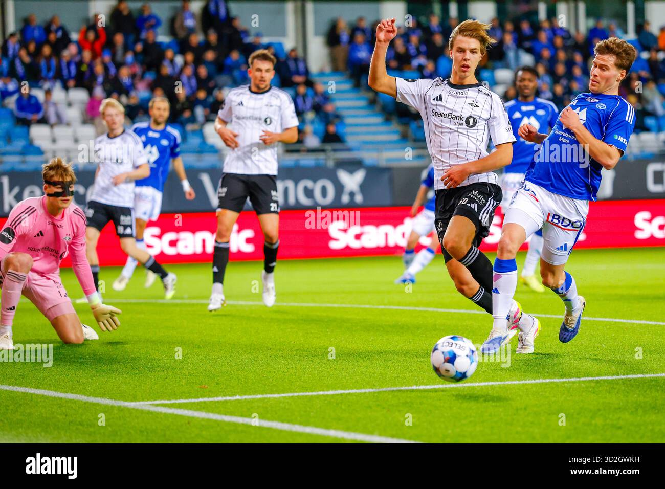 Molde 20251101. Rosenborg's Tomás Nemcík and Molde's Emil Breivik in ...