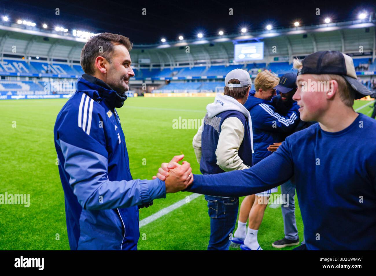 Molde 20251101. Molde cheers after the victory in the Elite Series ...