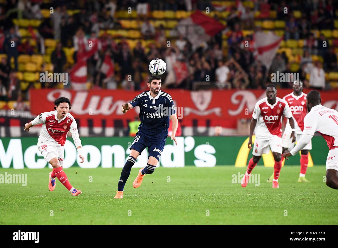 33 Pierre LEES MELOU (pfc) during the Ligue 1 match between Monaco and ...