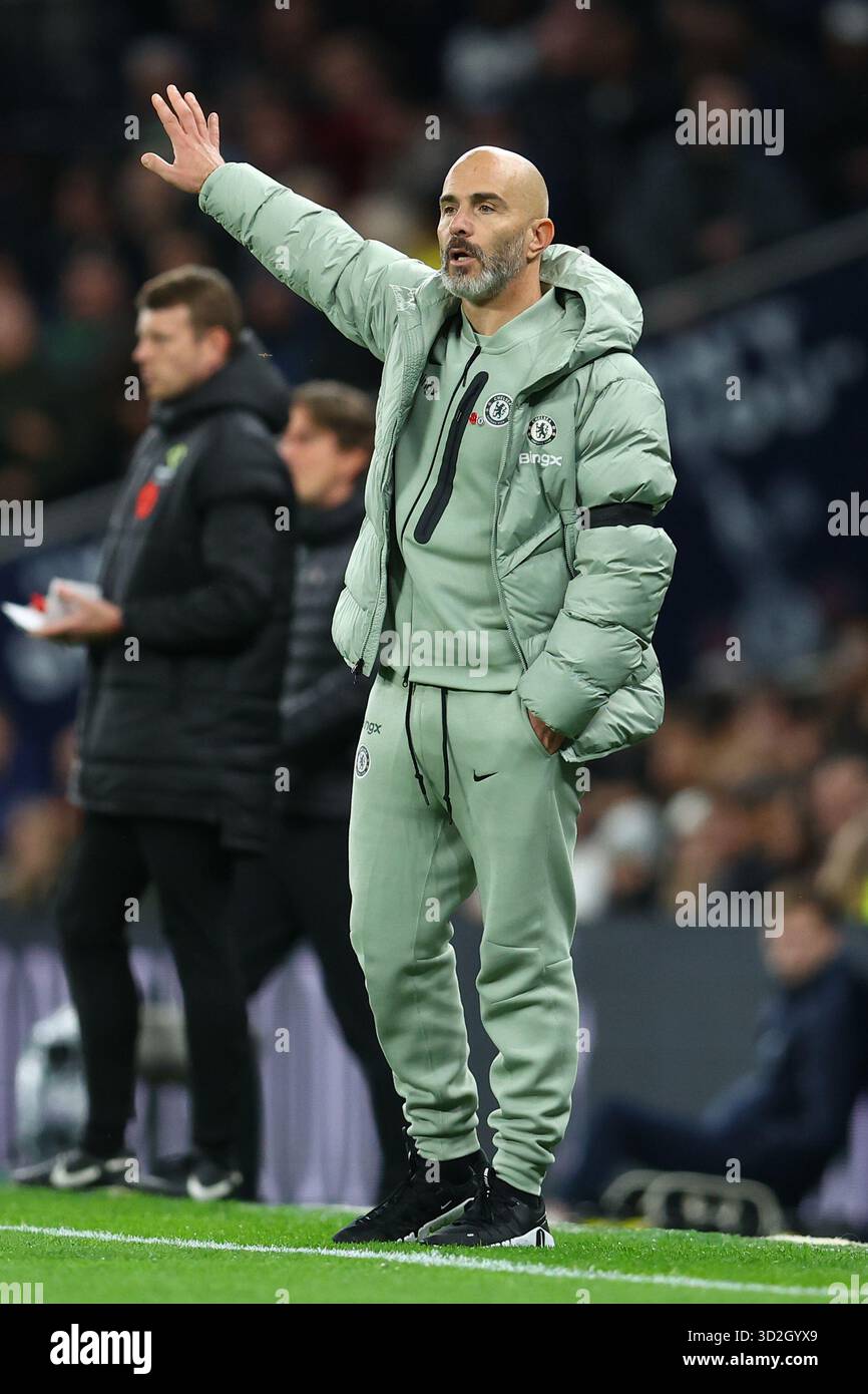 London, England, 1st November 2025. Enzo Maresca, Manager of Chelsea ...
