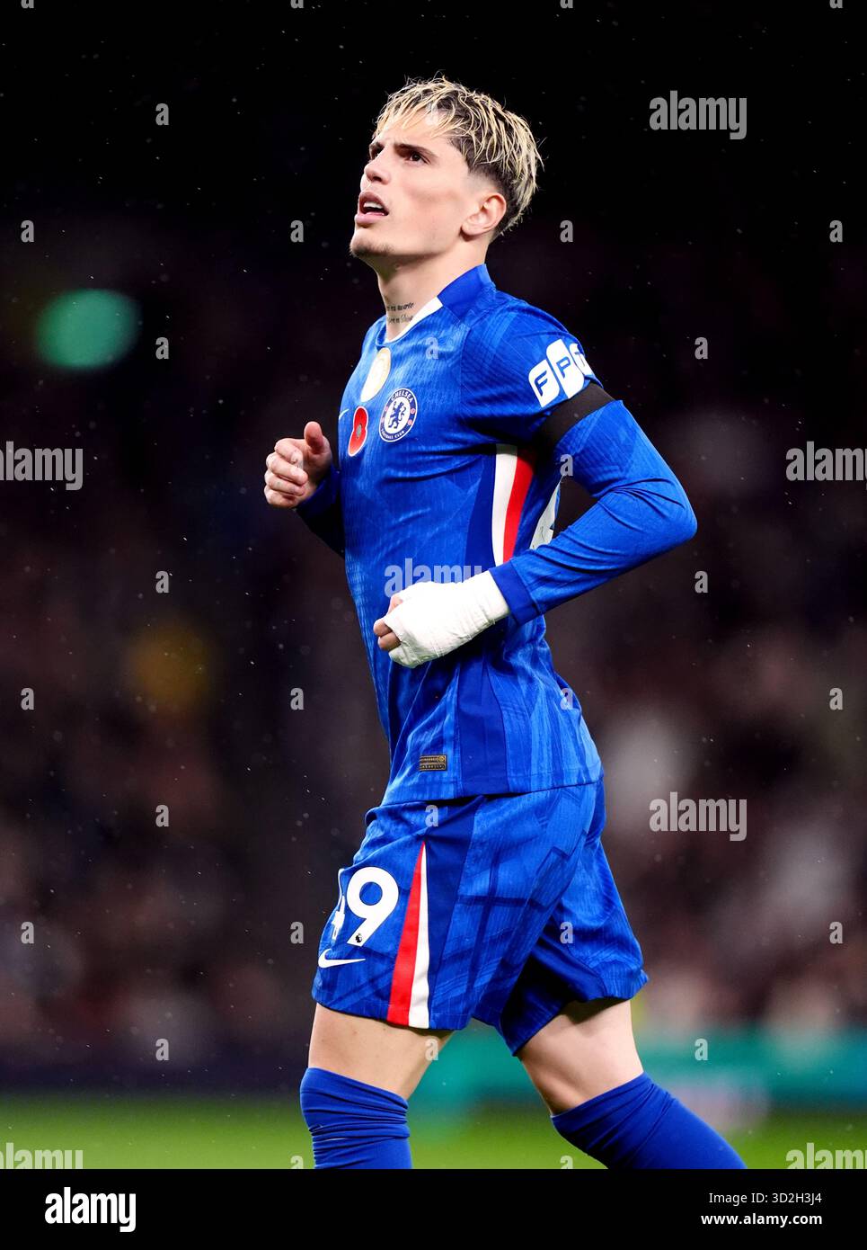 Chelsea’s Alejandro Garnacho during the Premier League match at the ...