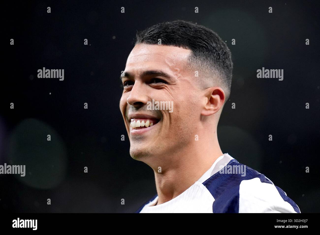 Tottenham Hotspur's Pedro Porro during the Premier League match at the ...