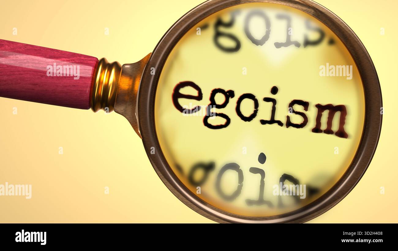 Egoism under magnifying glass. Thorough analysis and inspection of ...