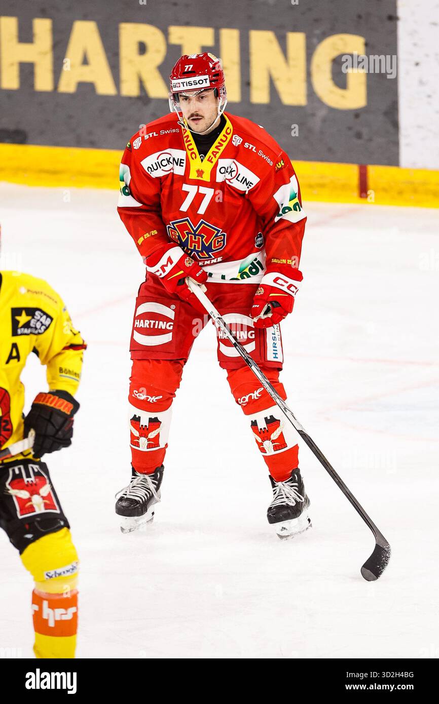 31/10/2025, Biel/Bienne, Tissot Arena, NL: EHC Biel-Bienne - SC Bern ...