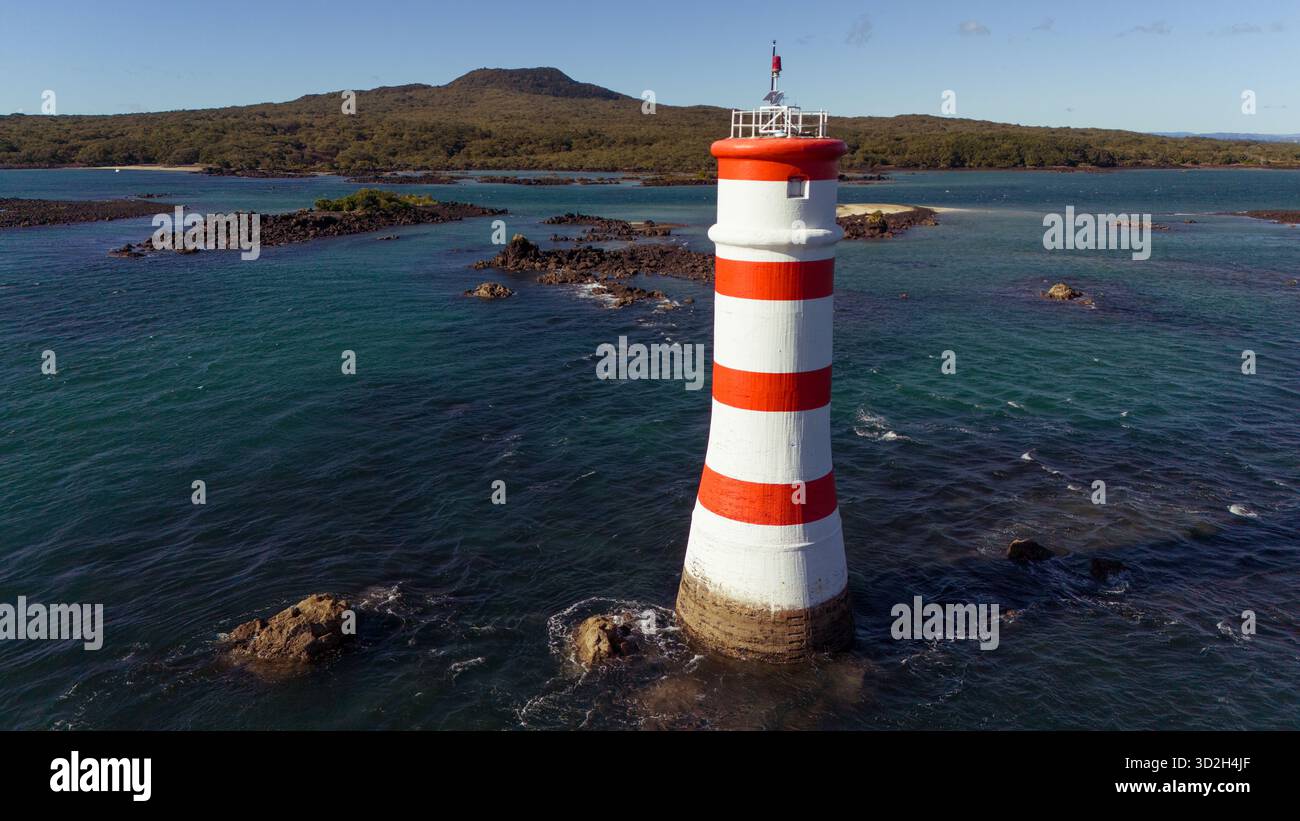 Rangitoto lighthouse hi-res stock photography and images - Alamy