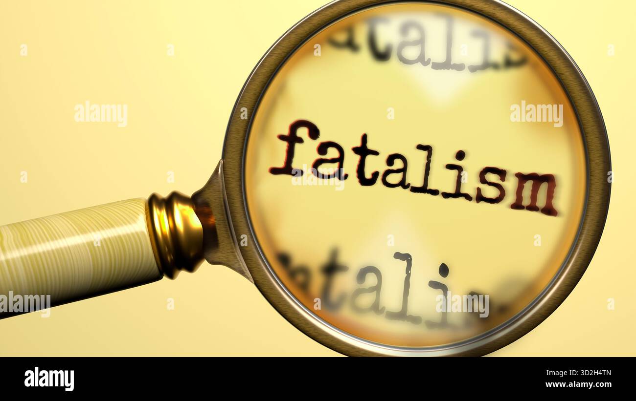 Fatalism under magnifying glass. Thorough analysis and inspection of ...