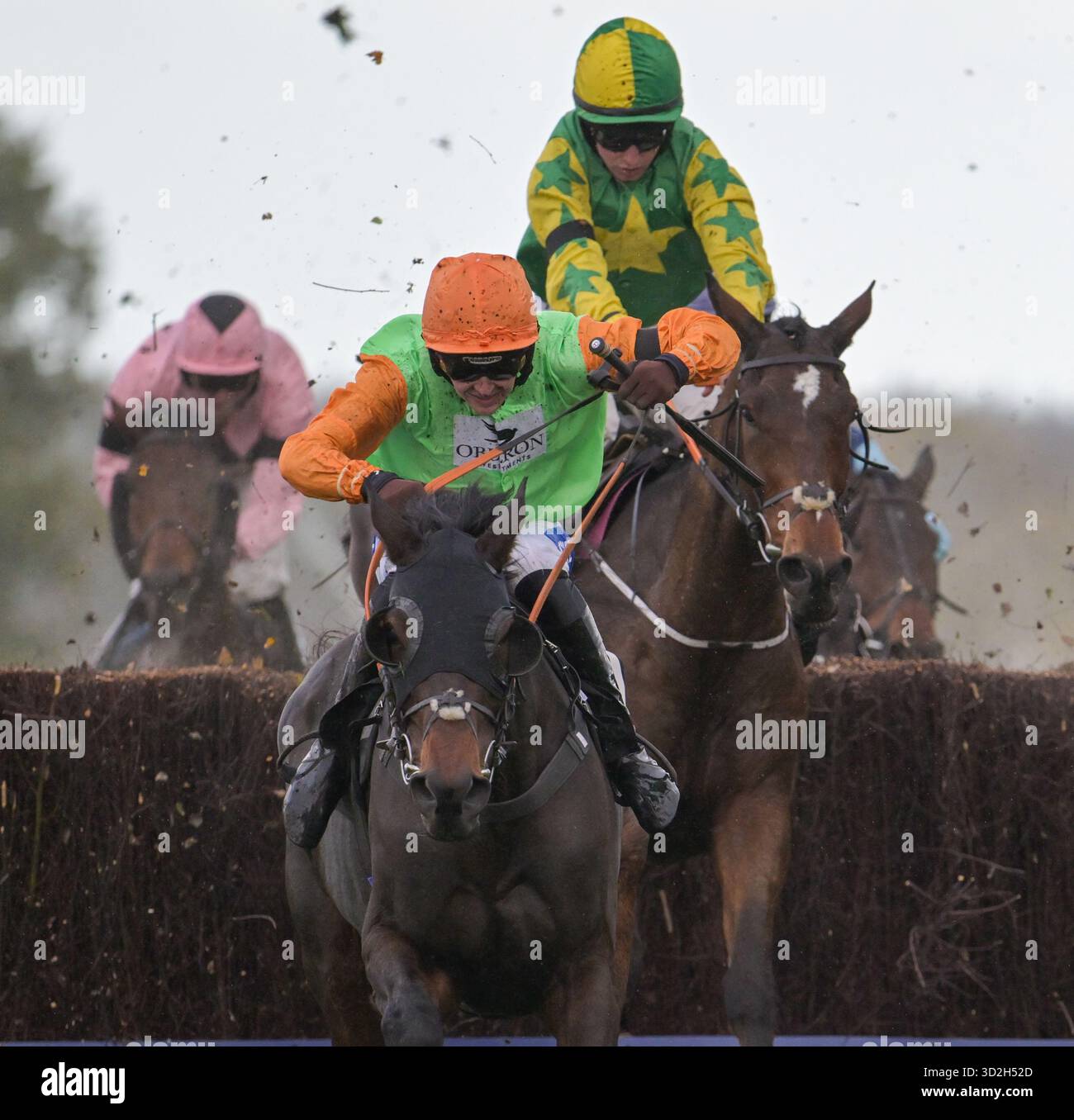 Ascot, UK. 1 November, 2025. Teddy Blue ridden by Brendan Powell and ...