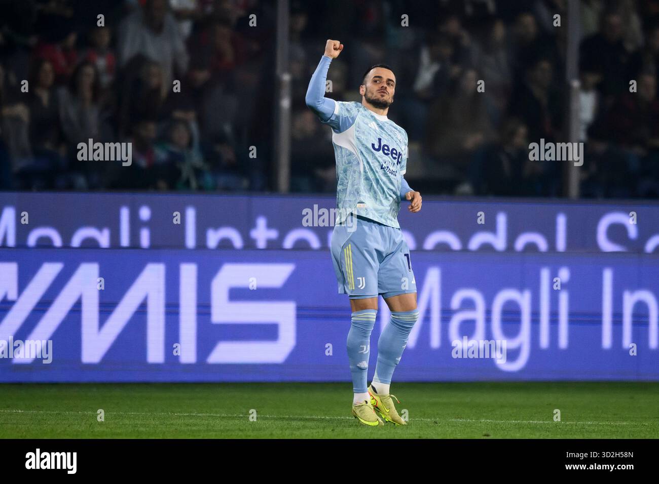 Filip Kostic of Juventus FC celebrates after scoring a goal during the ...