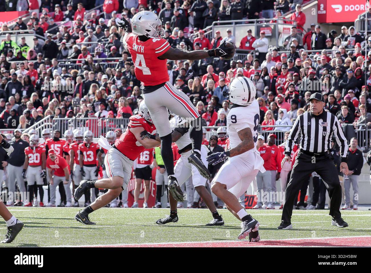 November 1, 2025, Columbus, Ohio, U.S: Ohio State Buckeyes wide ...