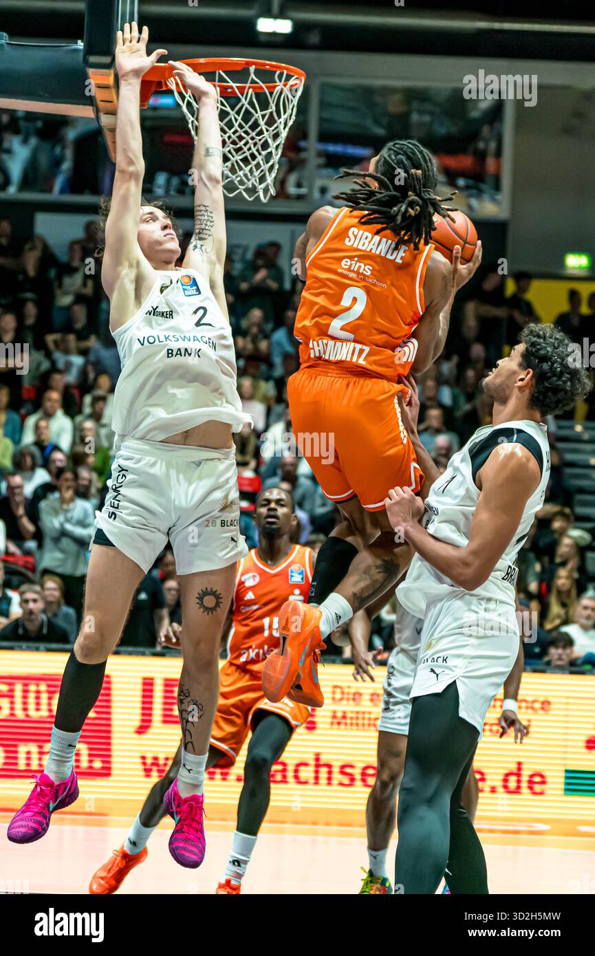 Chemnitz, Deutschland 01. November 2025: 1.BBL - 2025/2026 - Niners ...