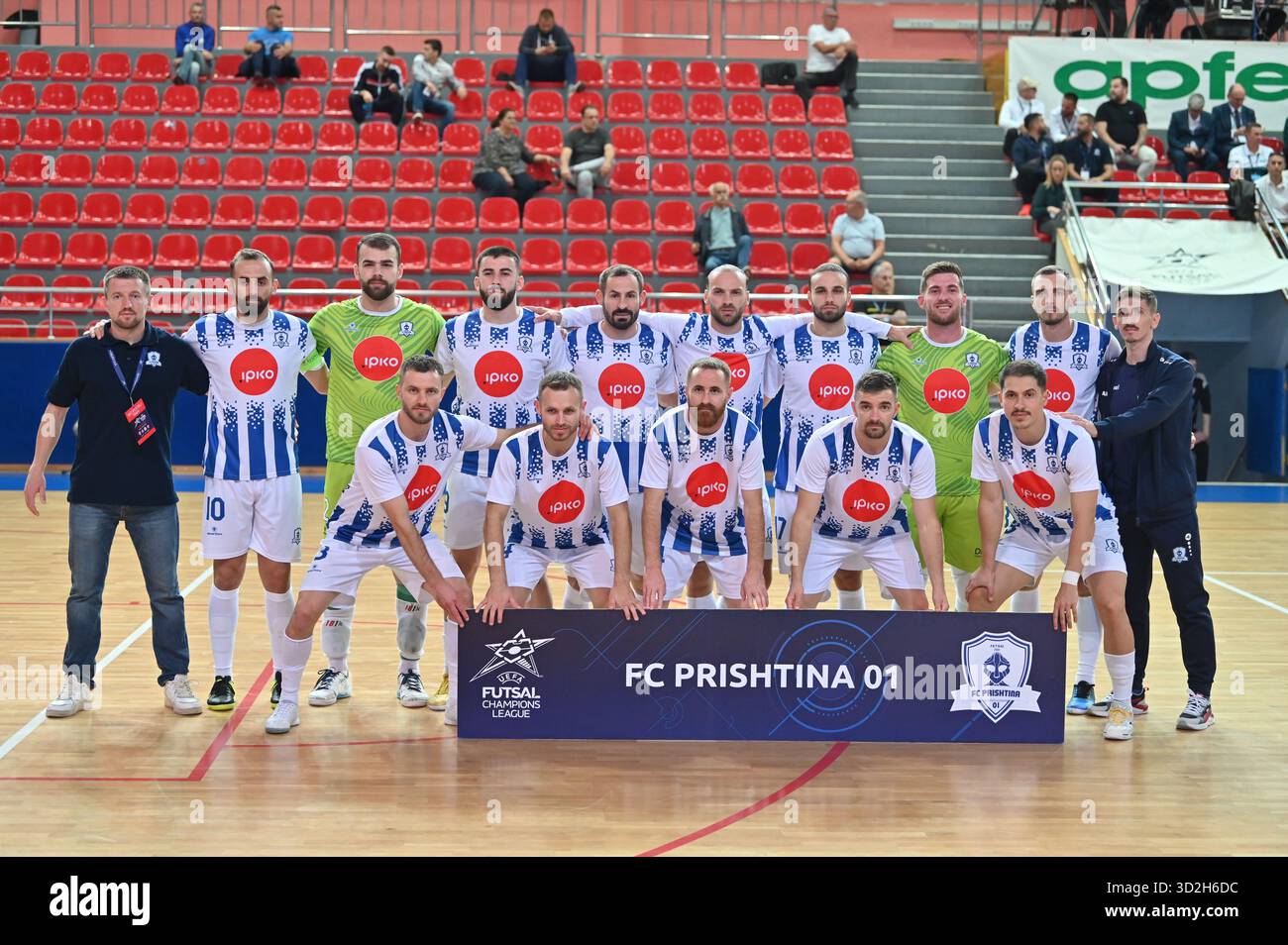 Pristina 01 vs Kairat Almaty during UEFA Futsal Champions league, group ...