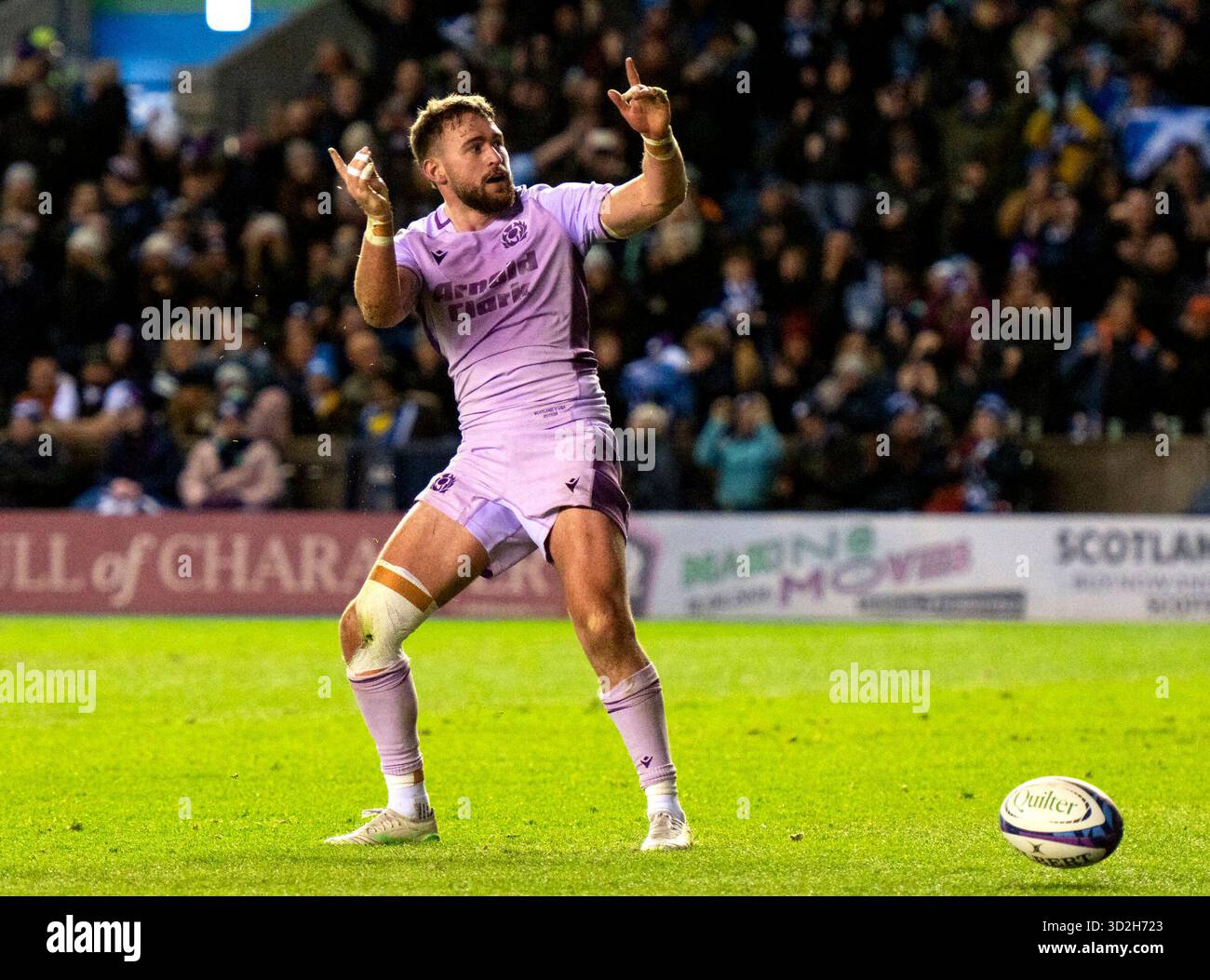 Autumn Test - Scotland v USA. Scotland’s Ollie Smith celebrates after ...