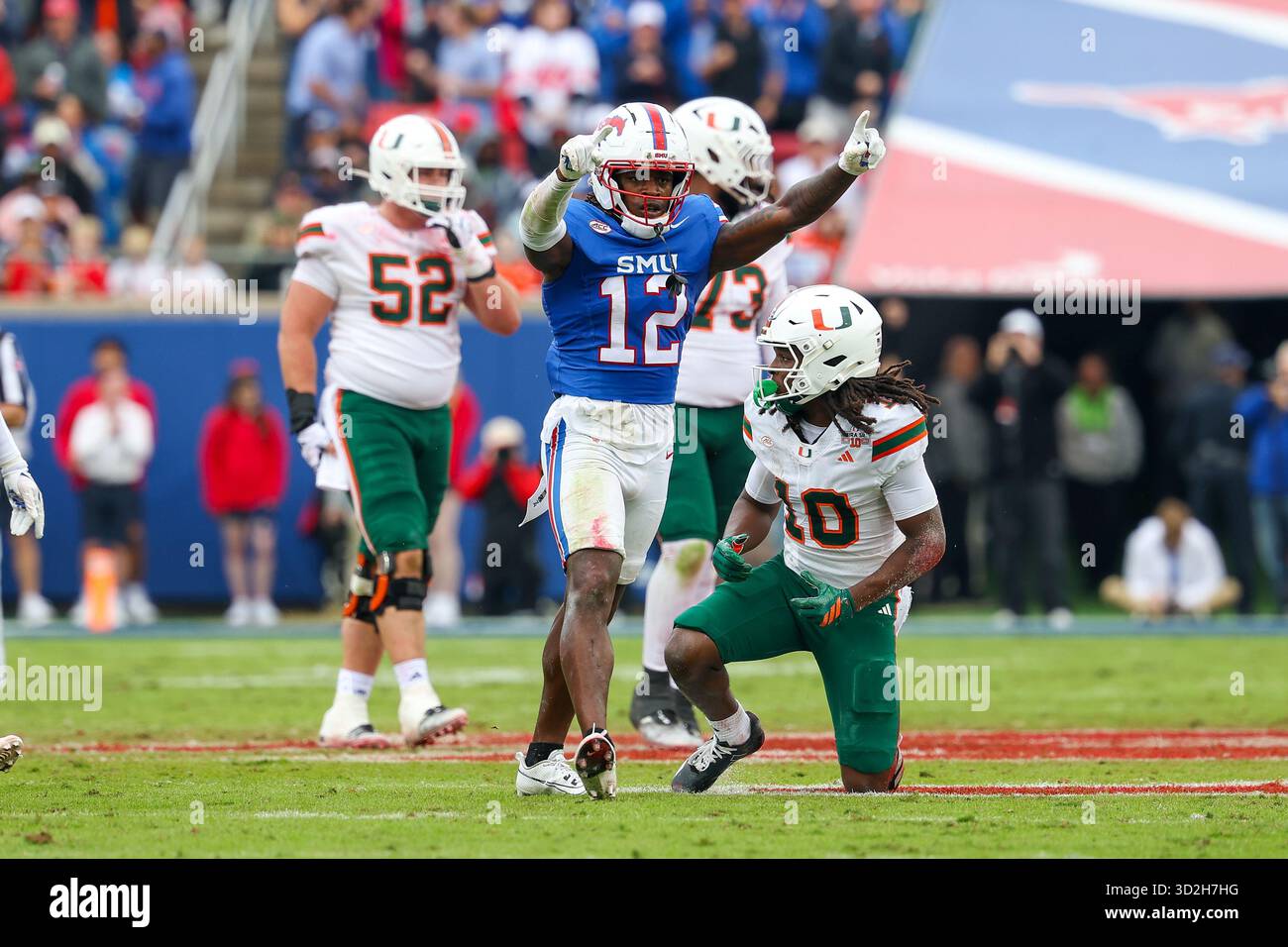 November 1, 2025: Southern Methodist Mustangs safety Kyron Chambers (12 ...