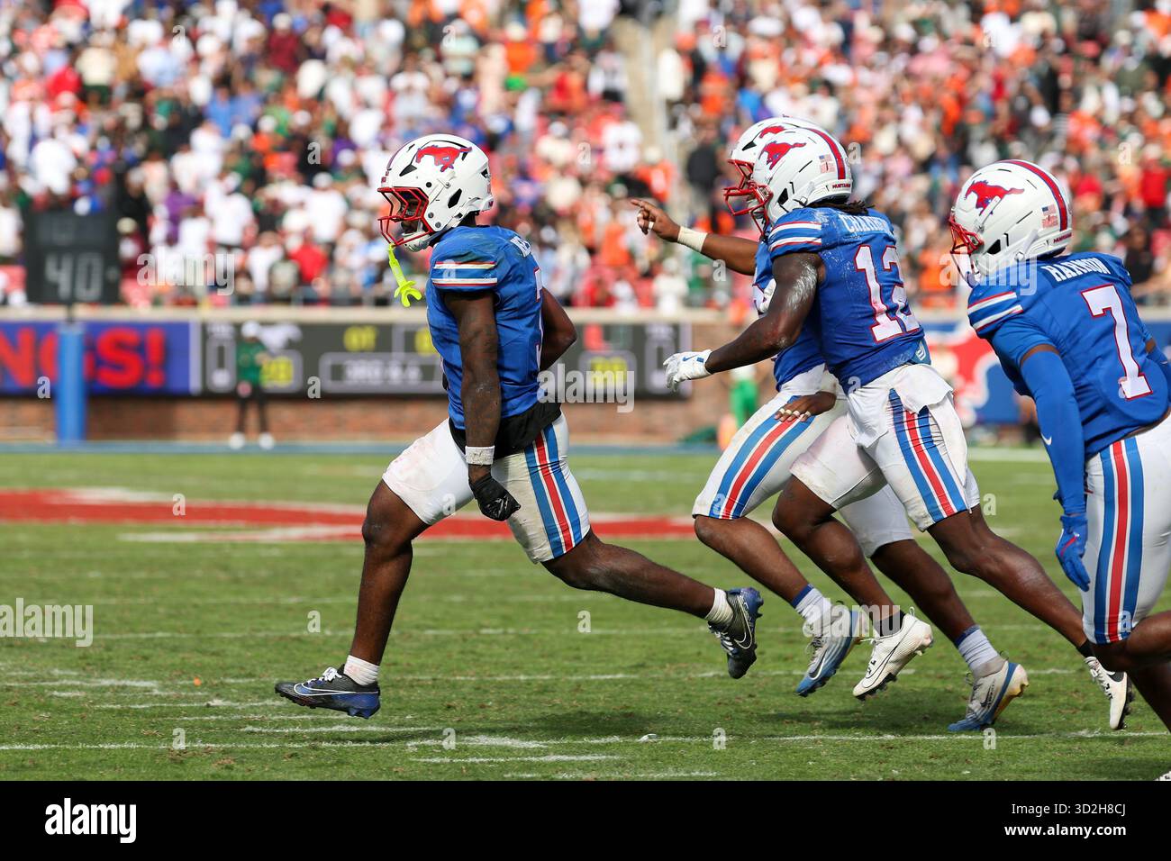 November 1, 2025: Southern Methodist Mustangs safety Ahmaad Moses (3 ...