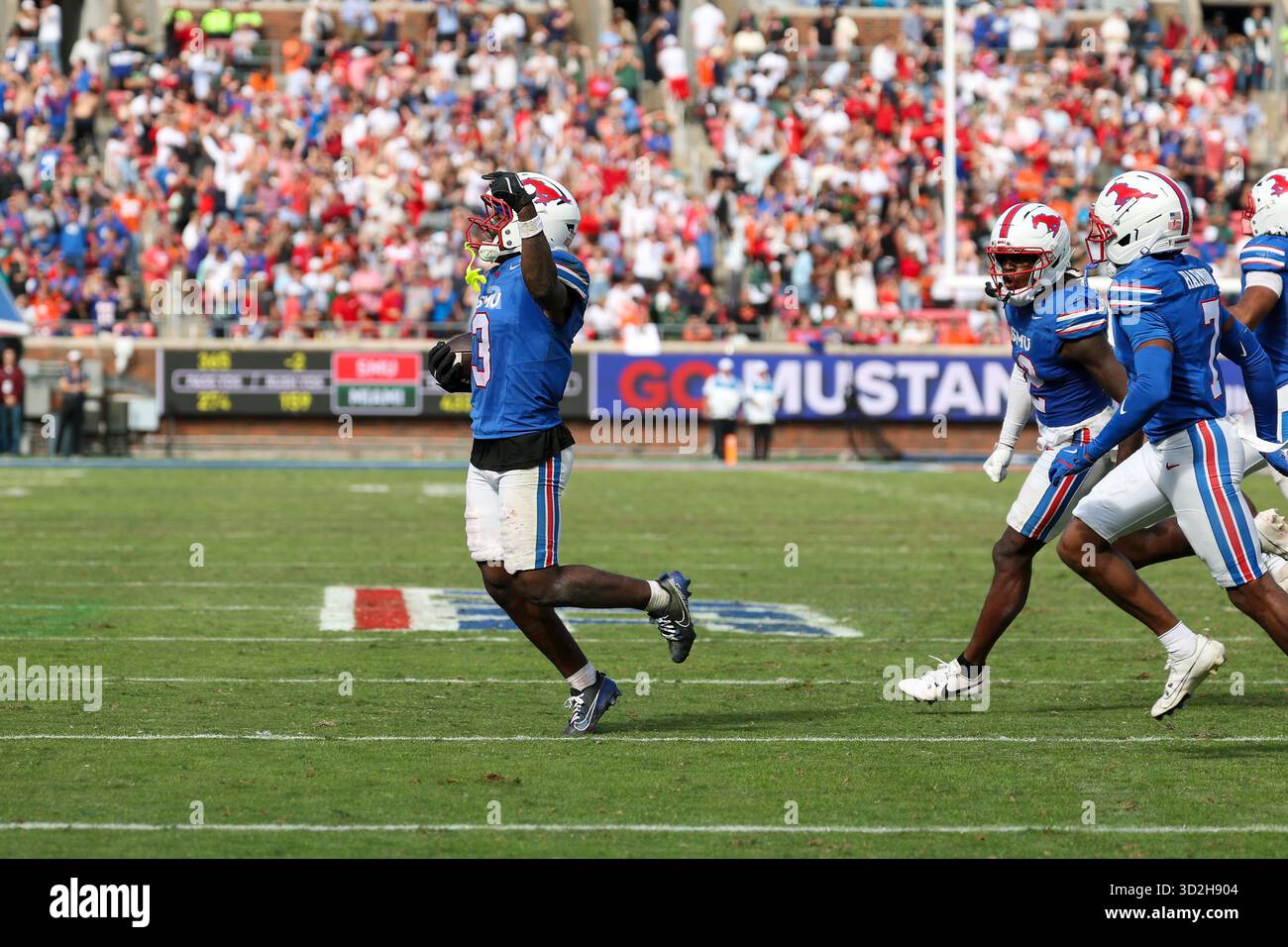November 1, 2025: Southern Methodist Mustangs safety Ahmaad Moses (3 ...