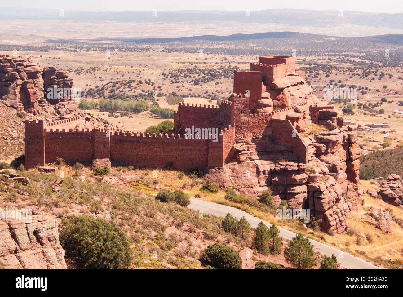 The castle of Peracense, reopened in 2002 after extensive renovations ...