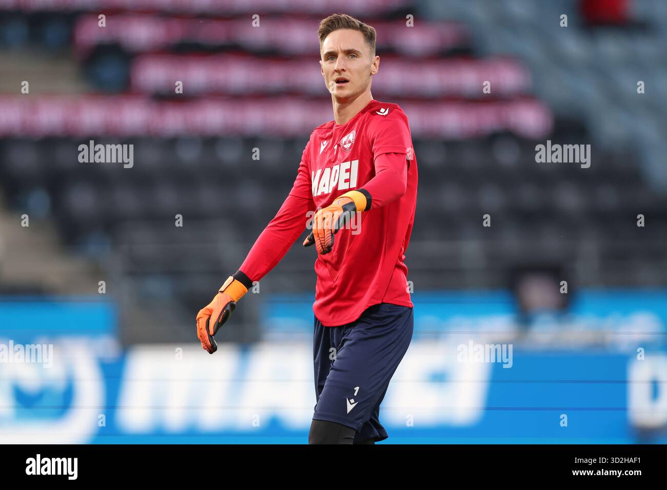 Austrian Bundesliga football match between Grazer AK 1902 and SCR Altach. Dynamic game moments ...