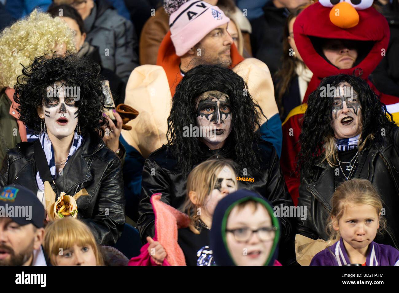 Autumn Test - Scotland v USA. Scotland fans in halloween costume as ...