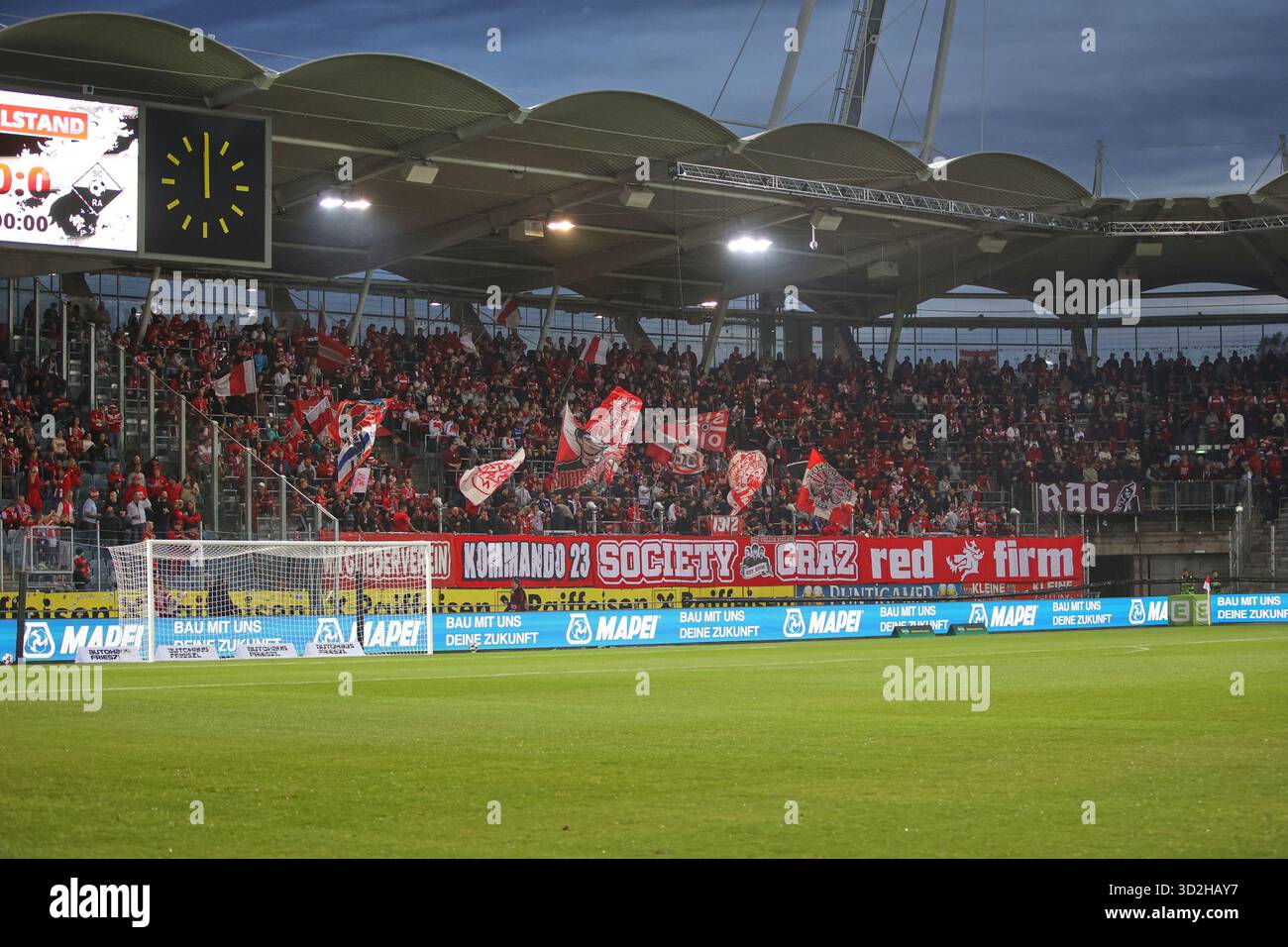 Austrian Bundesliga football match between Grazer AK 1902 and SCR ...