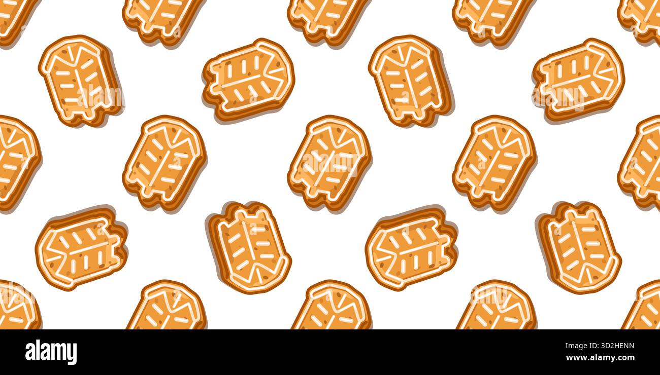 Handmade gingerbread sweet house Stock Vector Images - Alamy