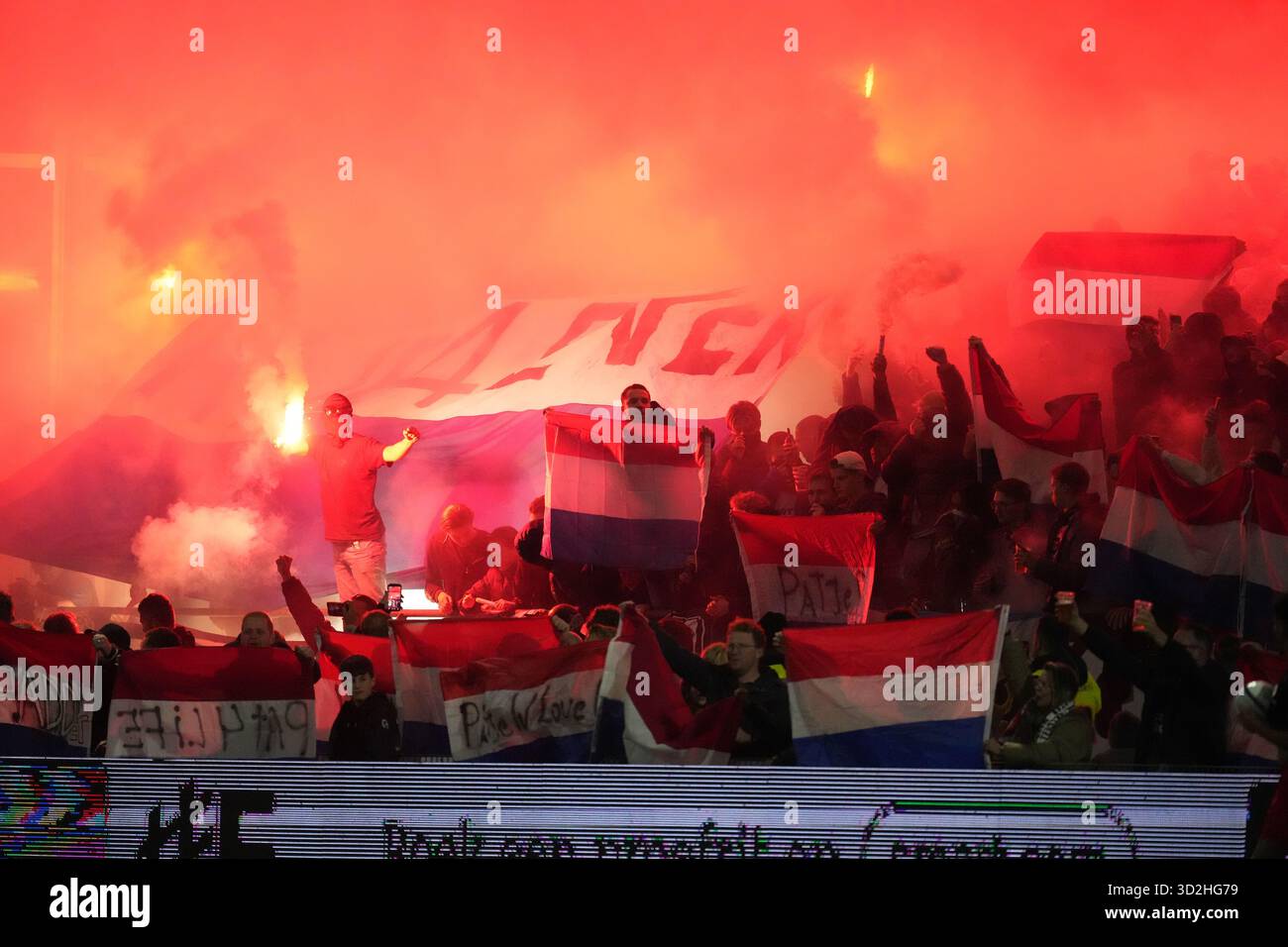 VELSEN - Telstar supporters' atmosphere during the Dutch Eredivisie ...