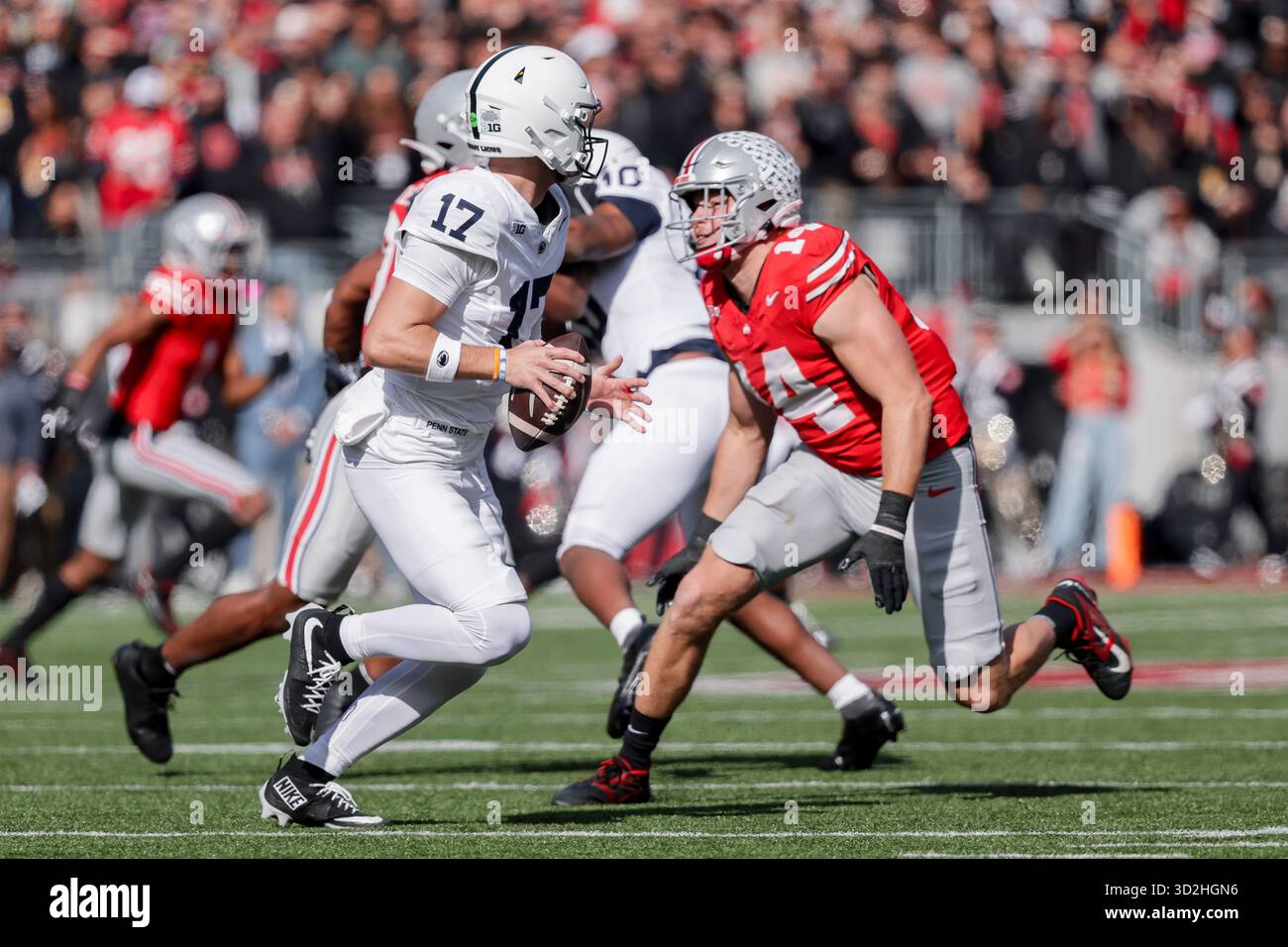 November 1, 2025, Columbus, Ohio, U.S: Penn State Nittany Lions ...