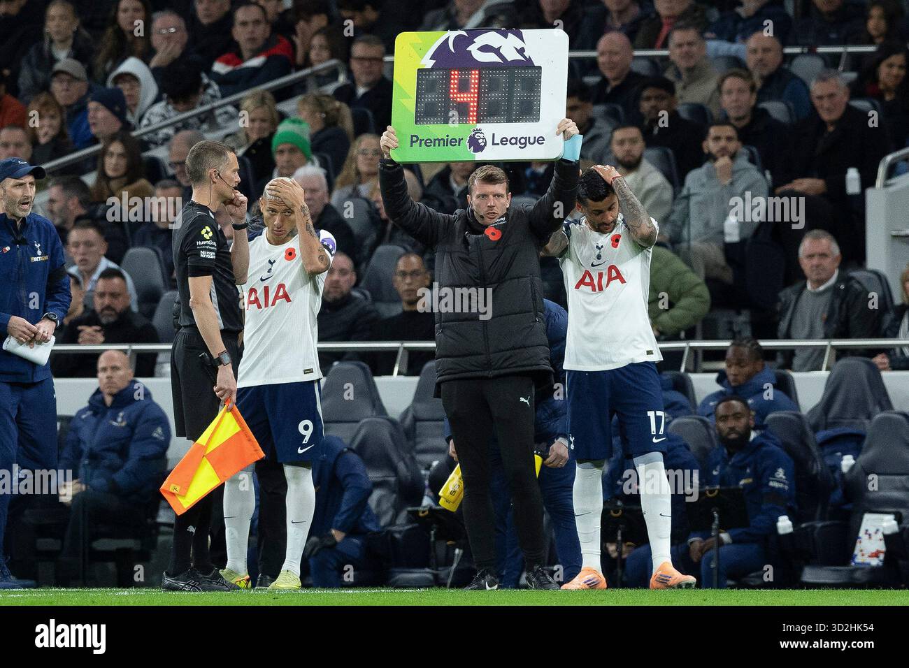 1st November 2025; Tottenham Hotspur Stadium, London, England; Premier ...