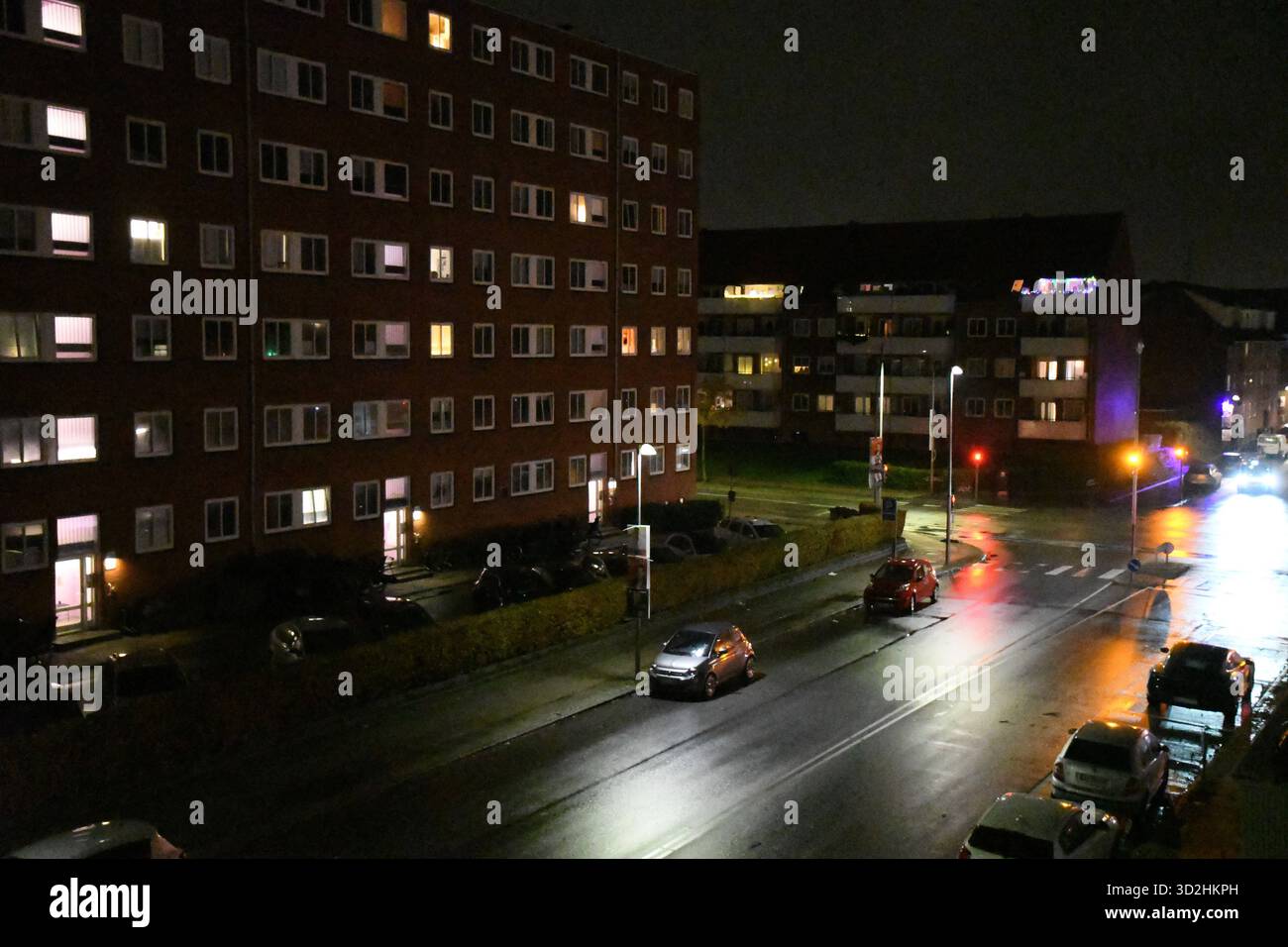 Copenhagen/ Denmark/1st.november 2025/.rain fall at evening and night ...