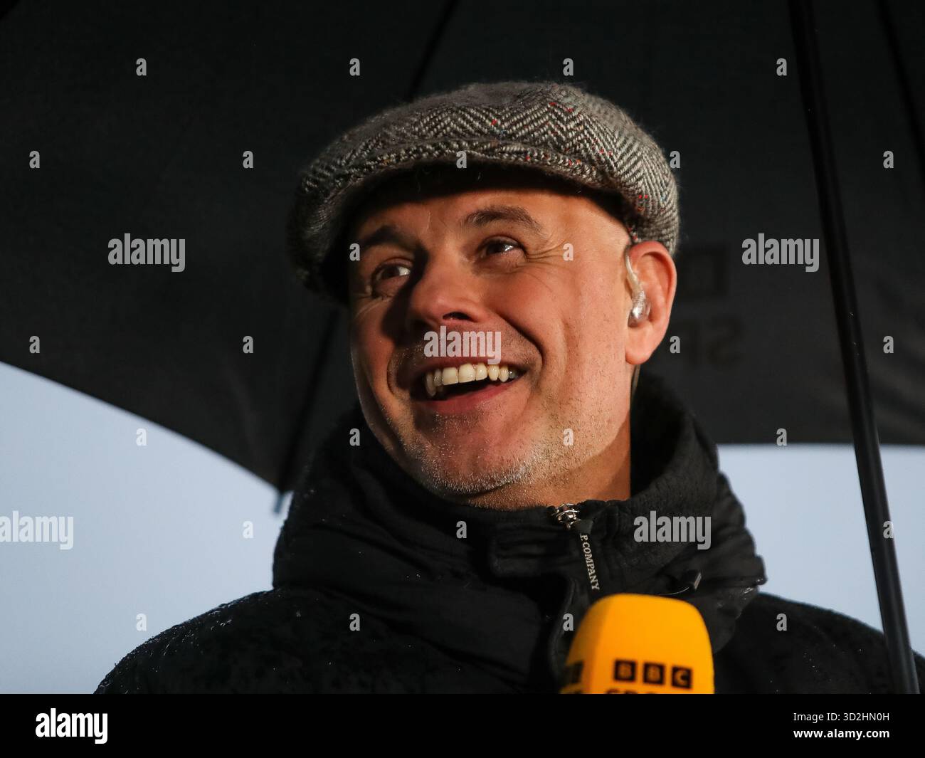 BRACKLEY, ENGLAND - NOVEMBER 1: Jason Mohammad of BBC Sport before the ...