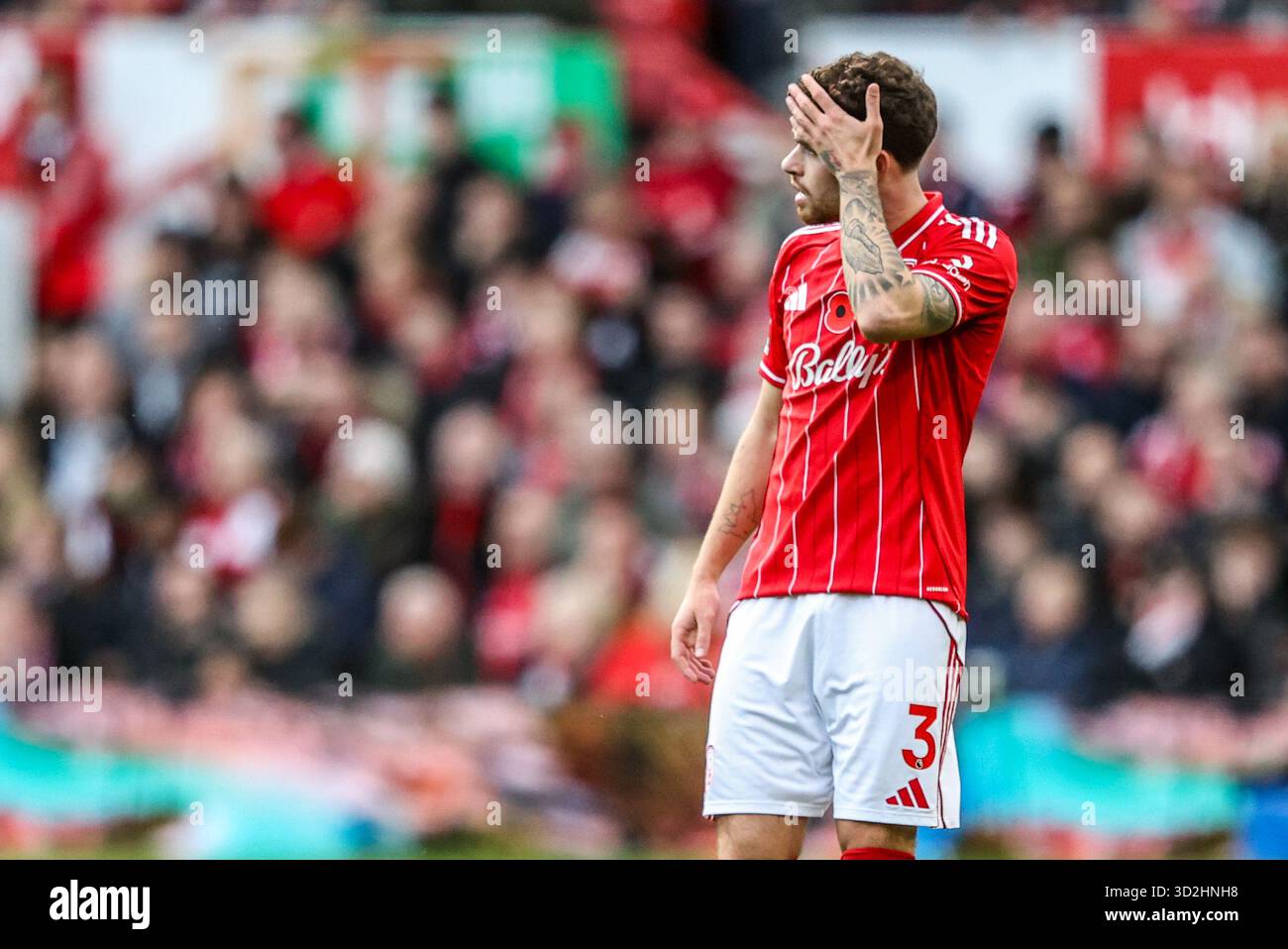 Neco Williams of Nottingham Forest during the Premier League match ...