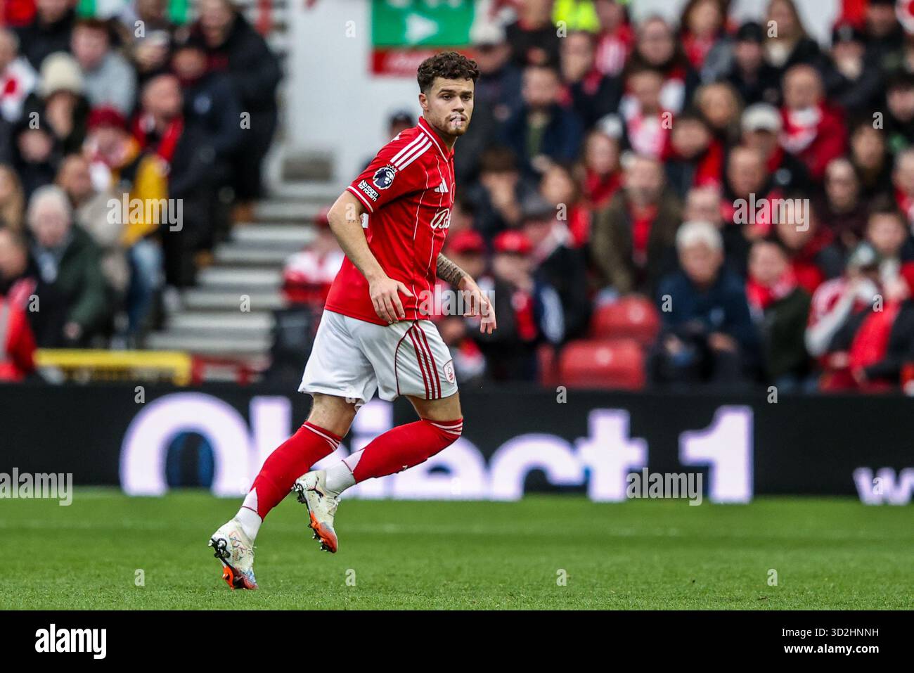 Neco Williams of Nottingham Forest during the Premier League match ...