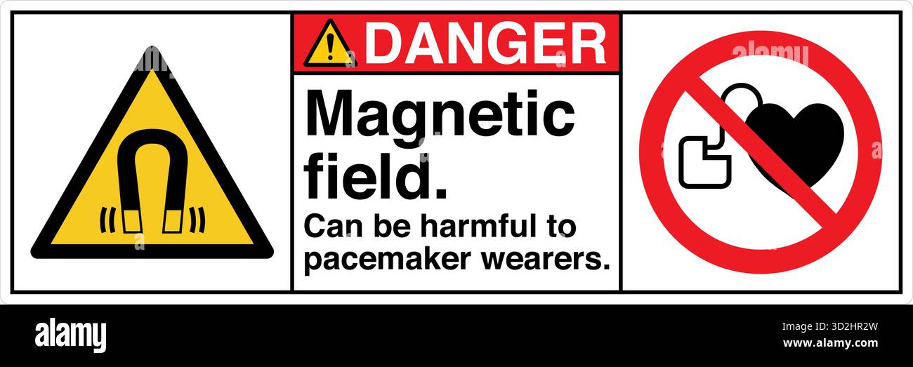 The "Safety Sign: Magnetic Field" alerts individuals to areas with ...