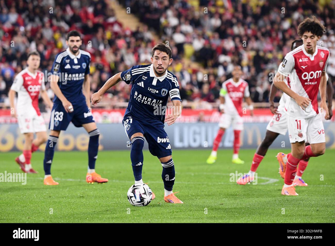 21 Maxime LOPEZ (pfc) during the Ligue 1 match between Monaco and Paris ...